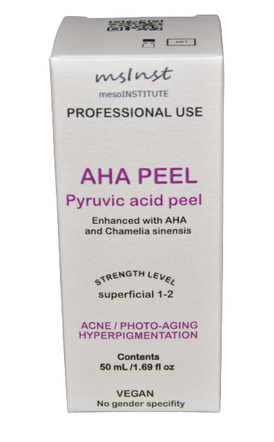 AHA peelings. Chemical peel Rejuvenation Wrinkles and lines